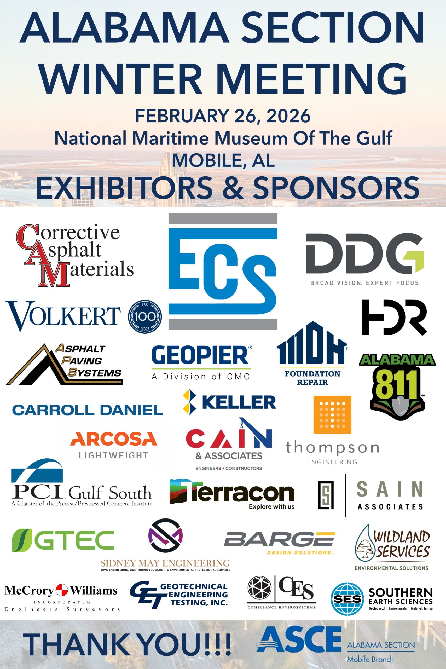 2026 Winter Meeting – Alabama Section of ASCE